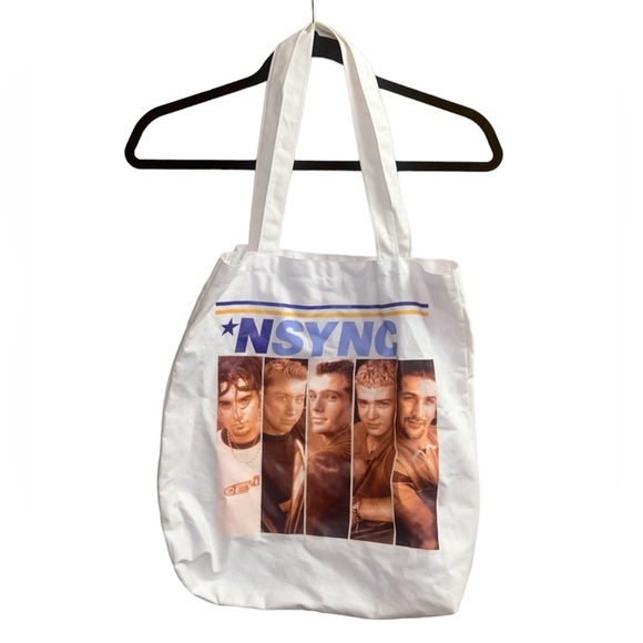 NSYNC | Bags | Nsync White Tote Bag | Poshmark